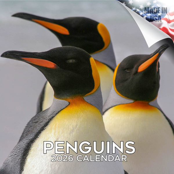 Penguins Calendar 2026 – MegaCalendars.com