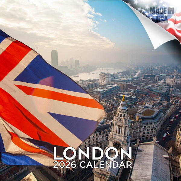 London Wall Calendar 2026 – MegaCalendars.com