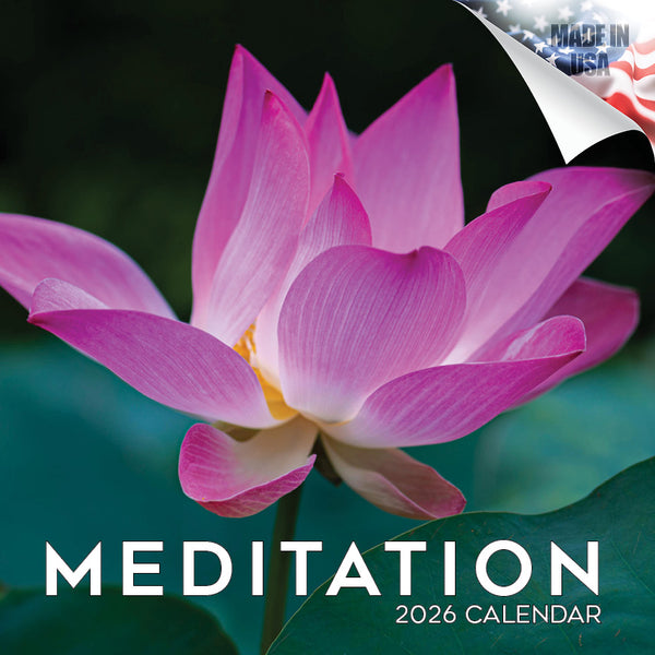 Meditation Wall Calendar 2026 – MegaCalendars.com