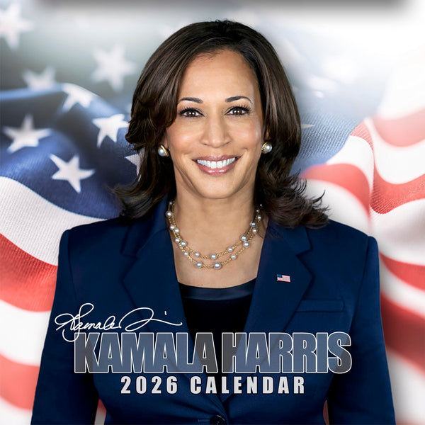 Kamala Harris Wall Calendar 2026 – MegaCalendars.com